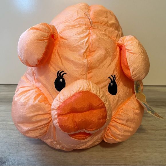 Vintage | Toys | New Vintage Hot Puffs Nylon Parachute Pig Plush | Poshmark